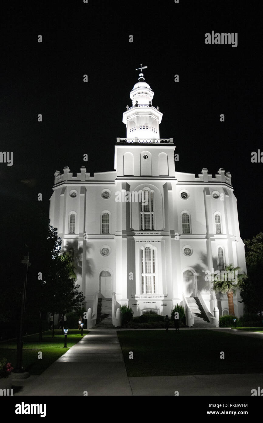The Mormon St. George Utah Temple is a temple of The Church of Jesus ...