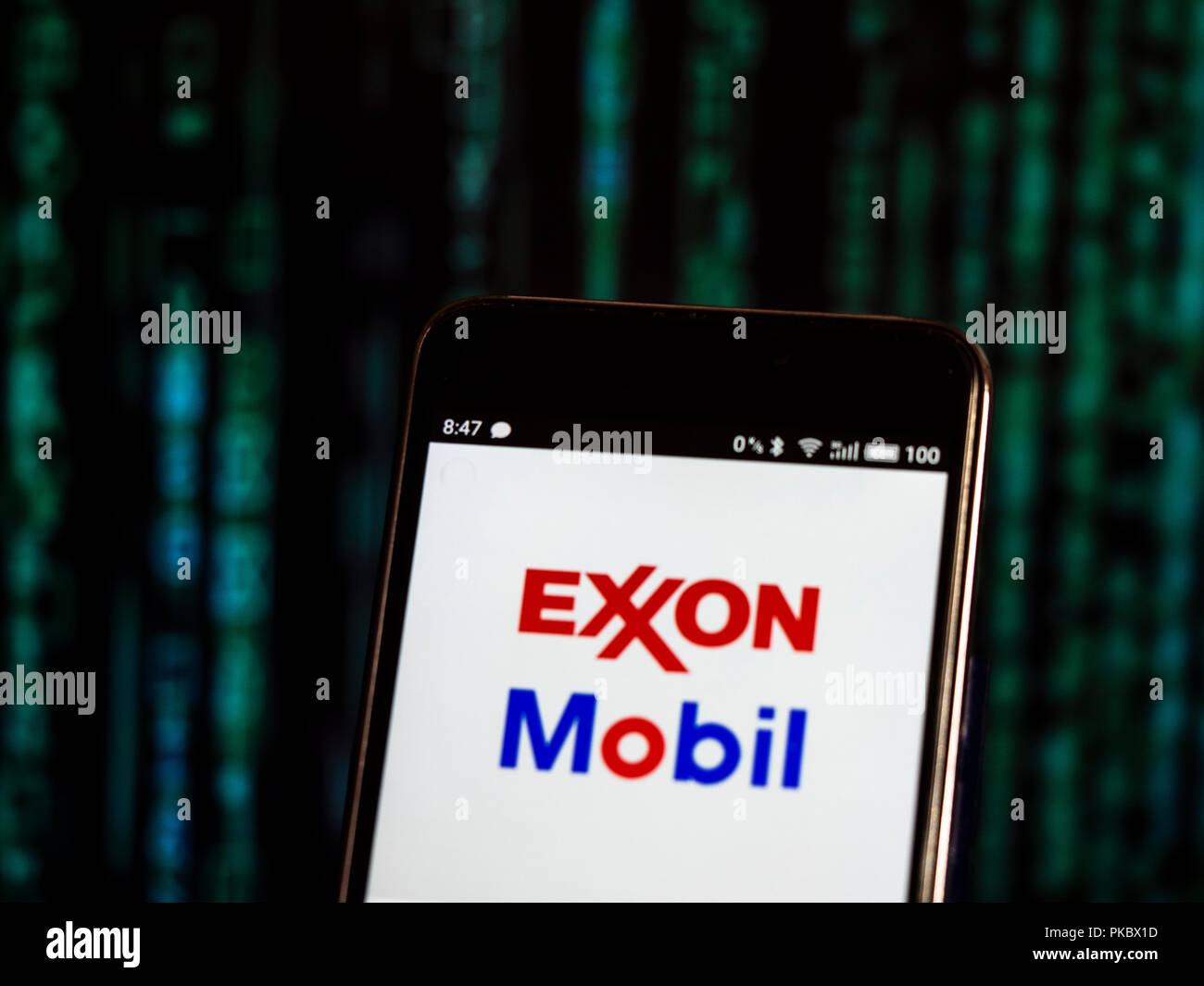 Exxon mobil logo hi-res stock photography and images - Alamy