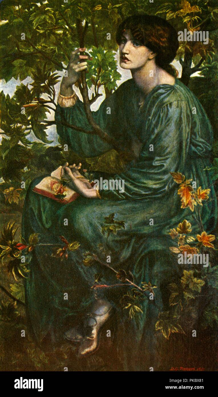 'The Daydream', 1880, (c1912). Artist: Dante Gabriel Rossetti Stock ...