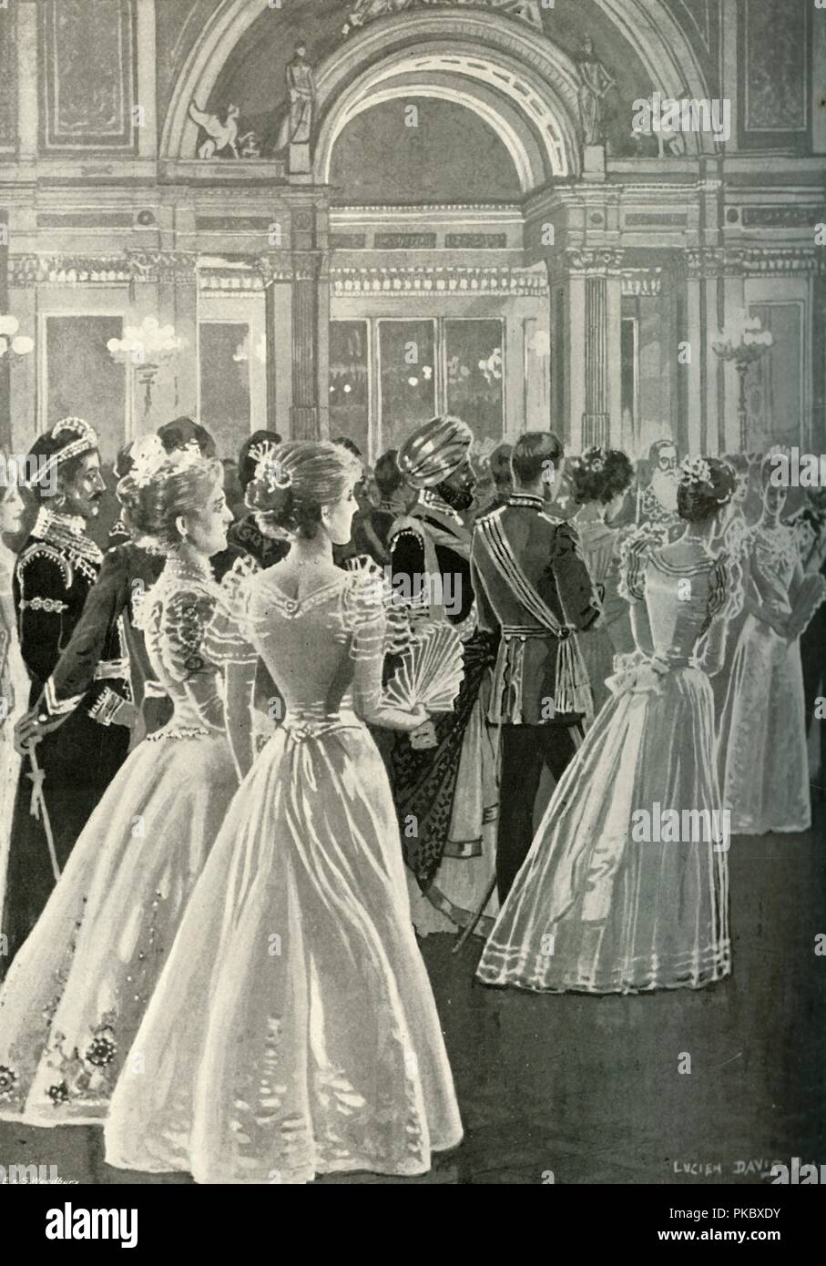'The State Reception at Buckingham Palace: Entrance of the Prince and ...