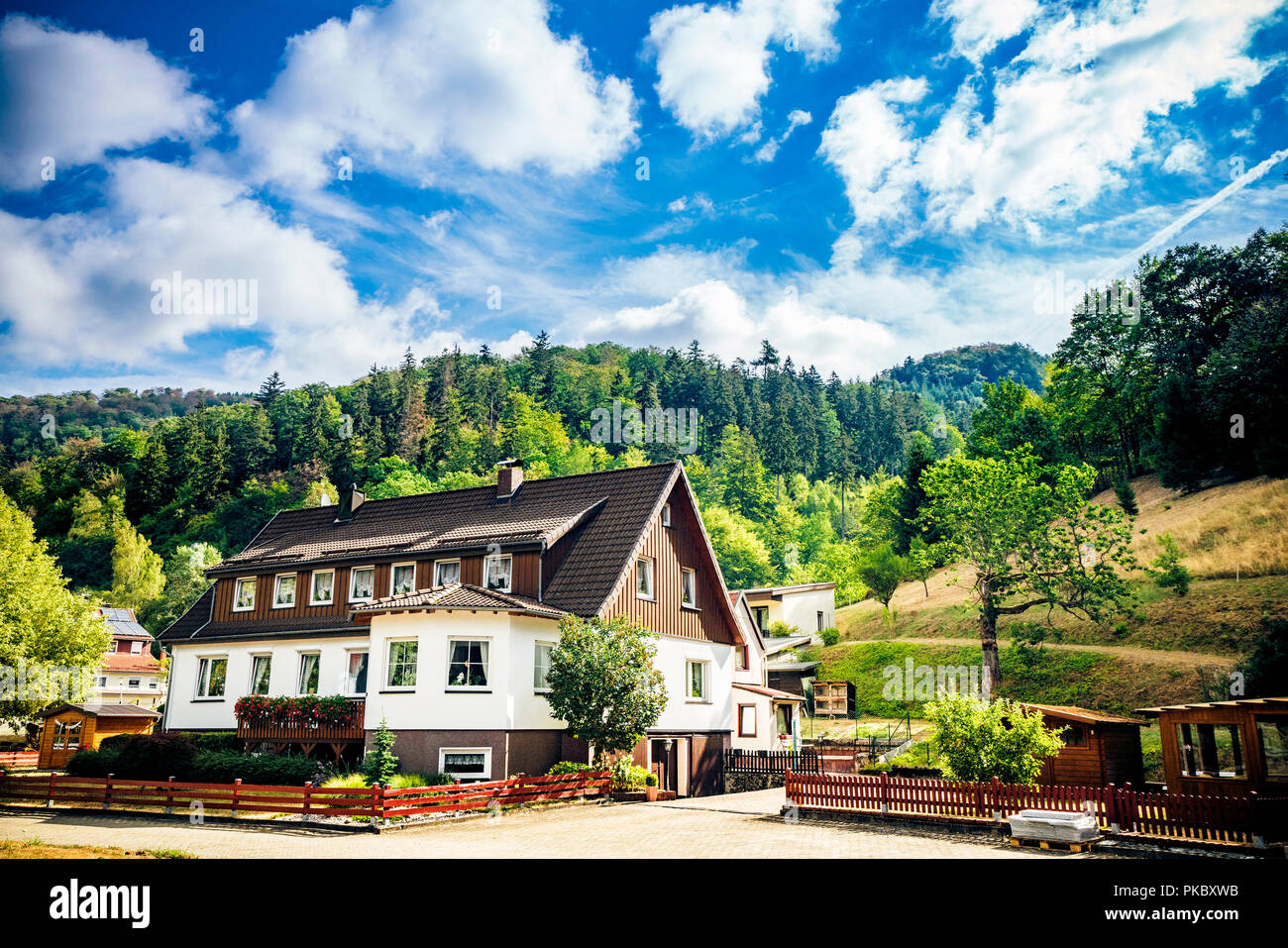 German architecture home farmhouse hi-res stock photography and images ...