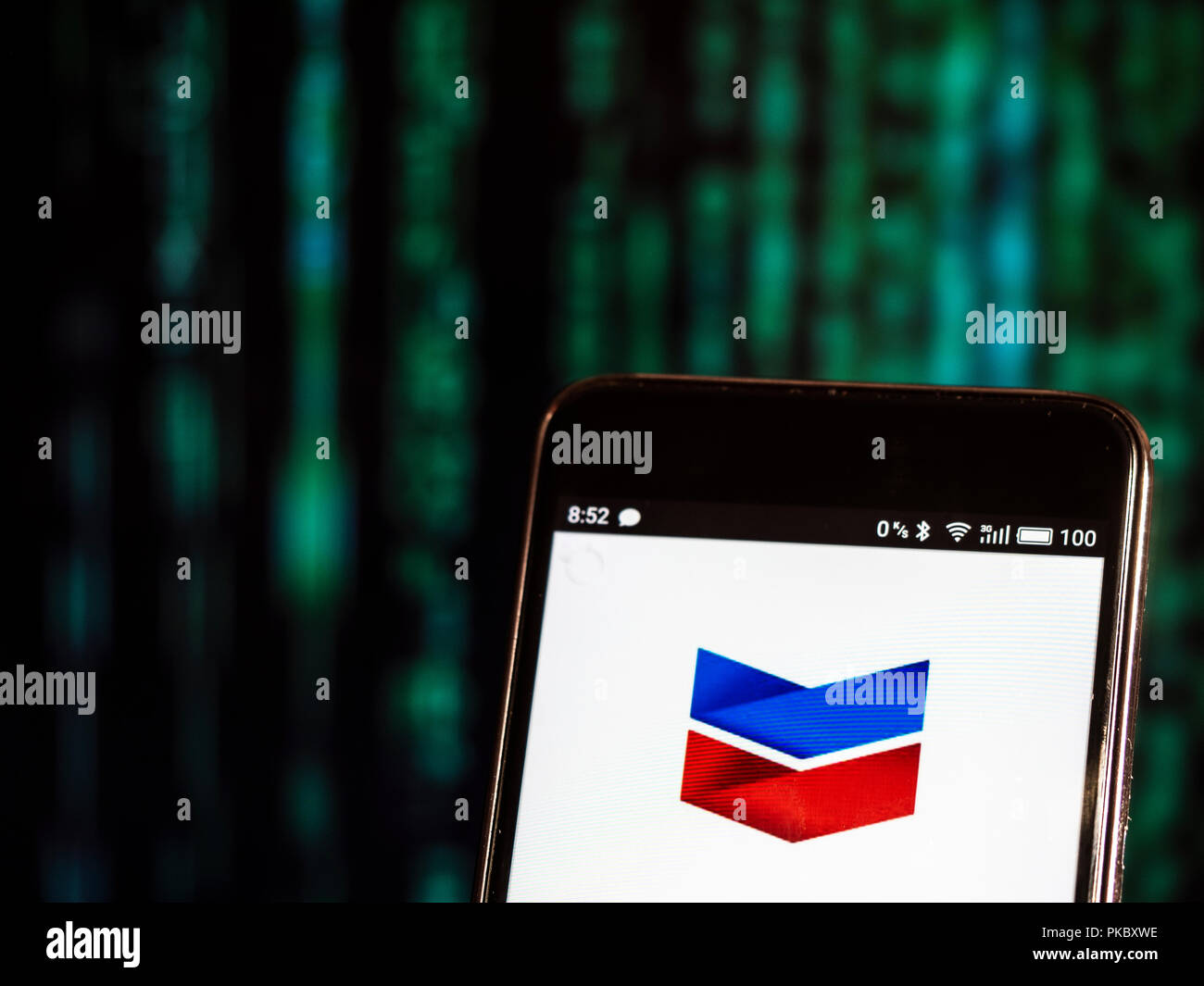 Chevron logo hi-res stock photography and images - Alamy