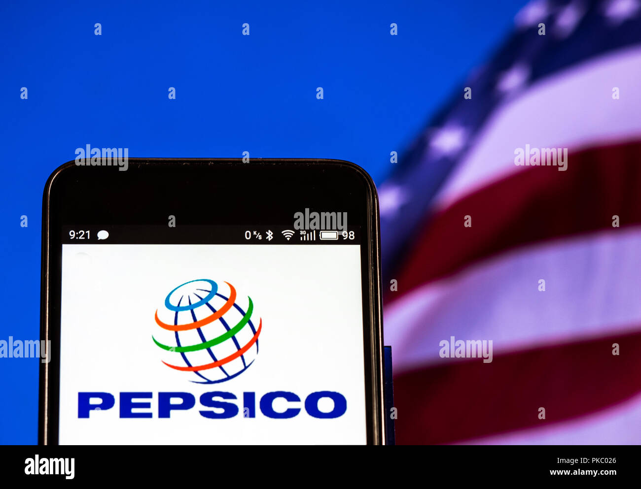 PepsiCo Food company logo seen displayed on smart phone Stock Photo - Alamy