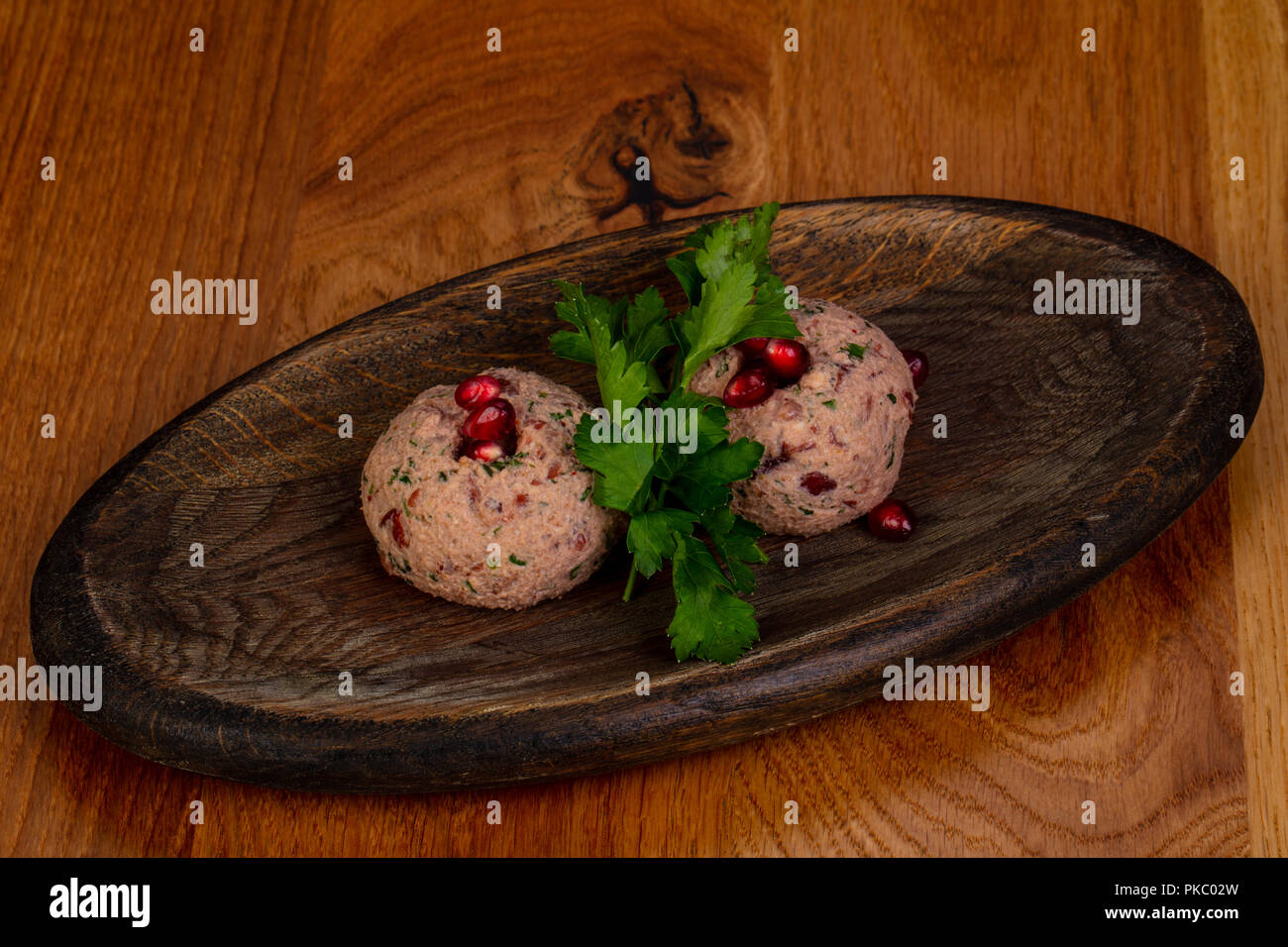 Georgian cuisine - Phali with spinach and beans Stock Photo - Alamy