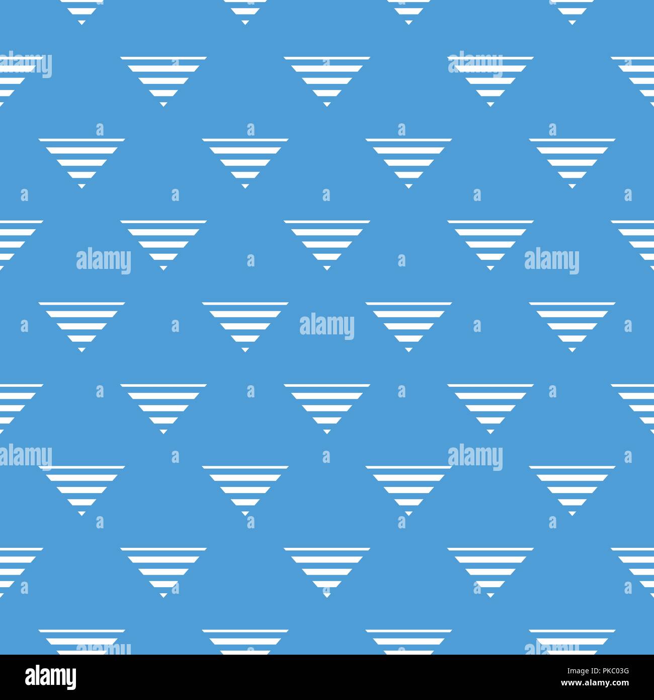 Winter seamless pattern. Triangular Down Arrow. Vector white ...