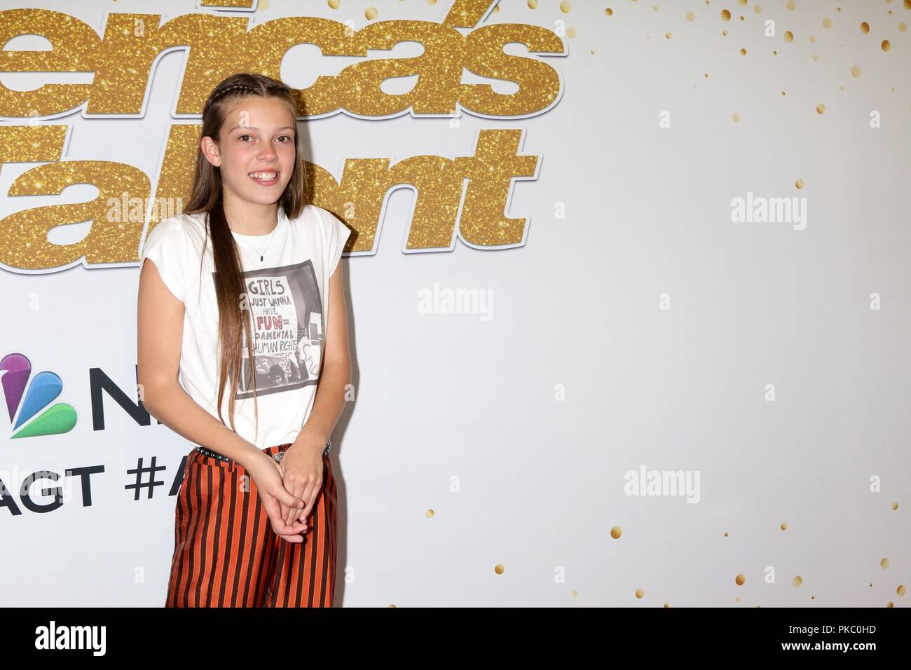 Los Angeles, CA, USA. 11th Sep, 2018. Courtney Hadwin at arrivals for ...