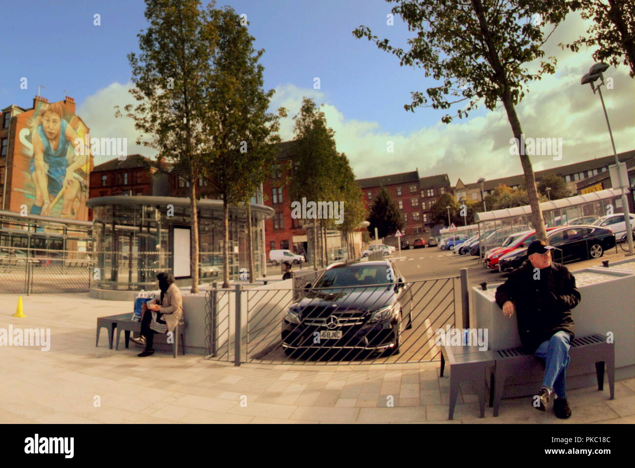 Partick bus station hi-res stock photography and images - Alamy