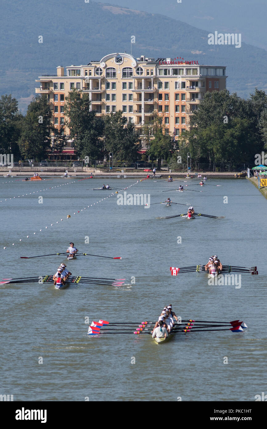 Plovdiv, Bulgaria, Wednesday, 12th September 2018. FISA, World Rowing ...