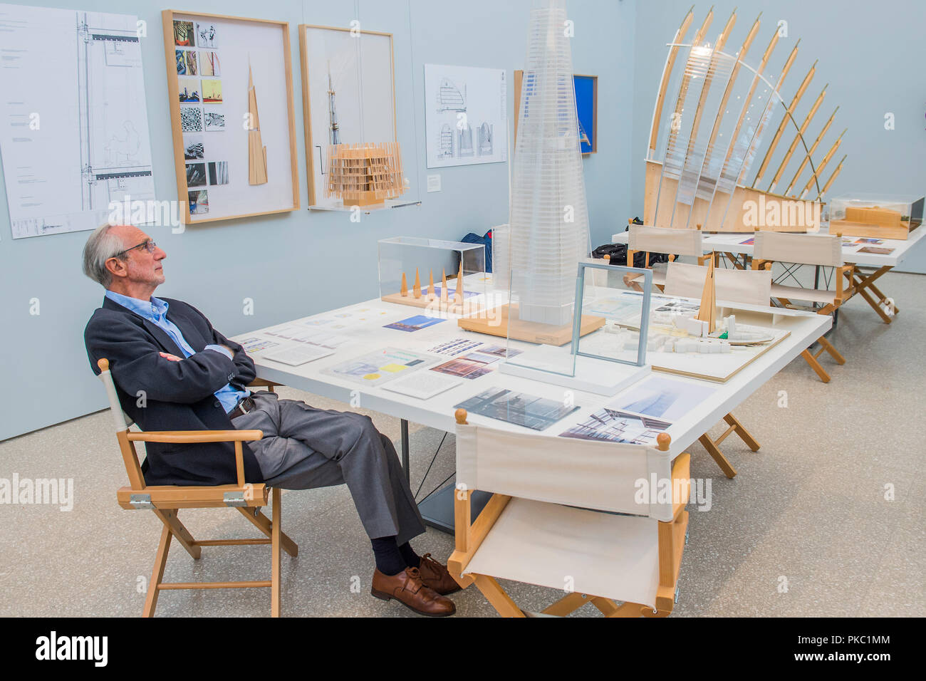 Renzo Piano with models for the Shard - Renzo Piano: The Art of Making ...