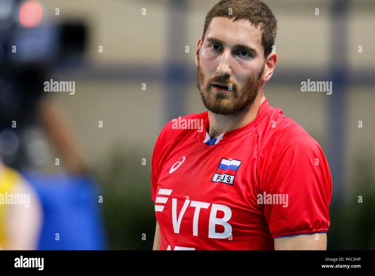 Bari (Italy), 12th September 2018: Mikhaylov during pool C match ...