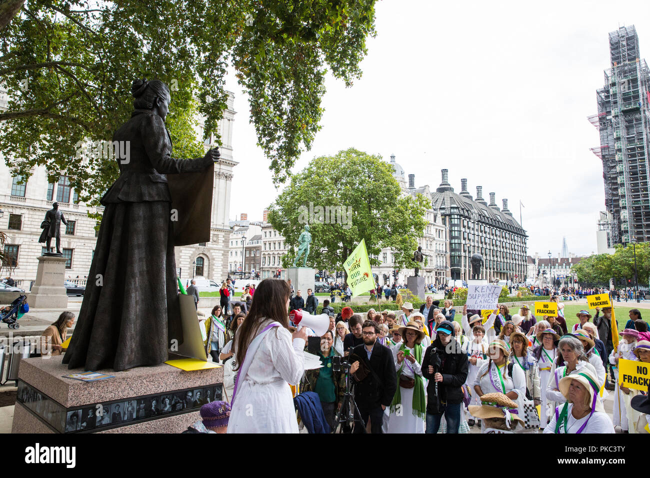 London, UK. 12th September, 2018. Amelia Womack, Deputy Leader of the ...
