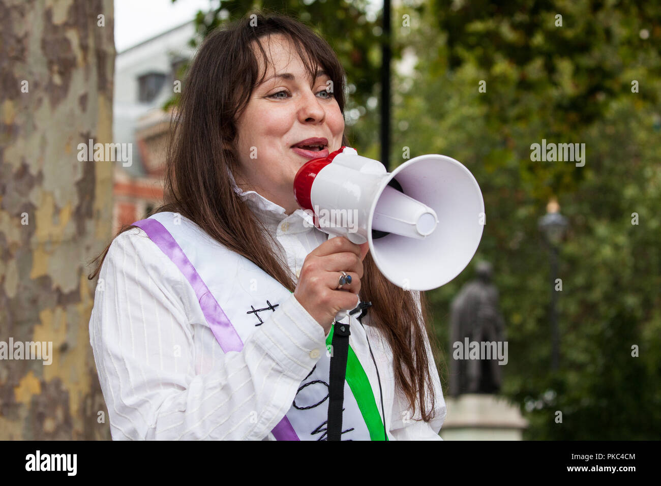 London, UK. 12th September, 2018. Amelia Womack, Deputy Leader of the ...
