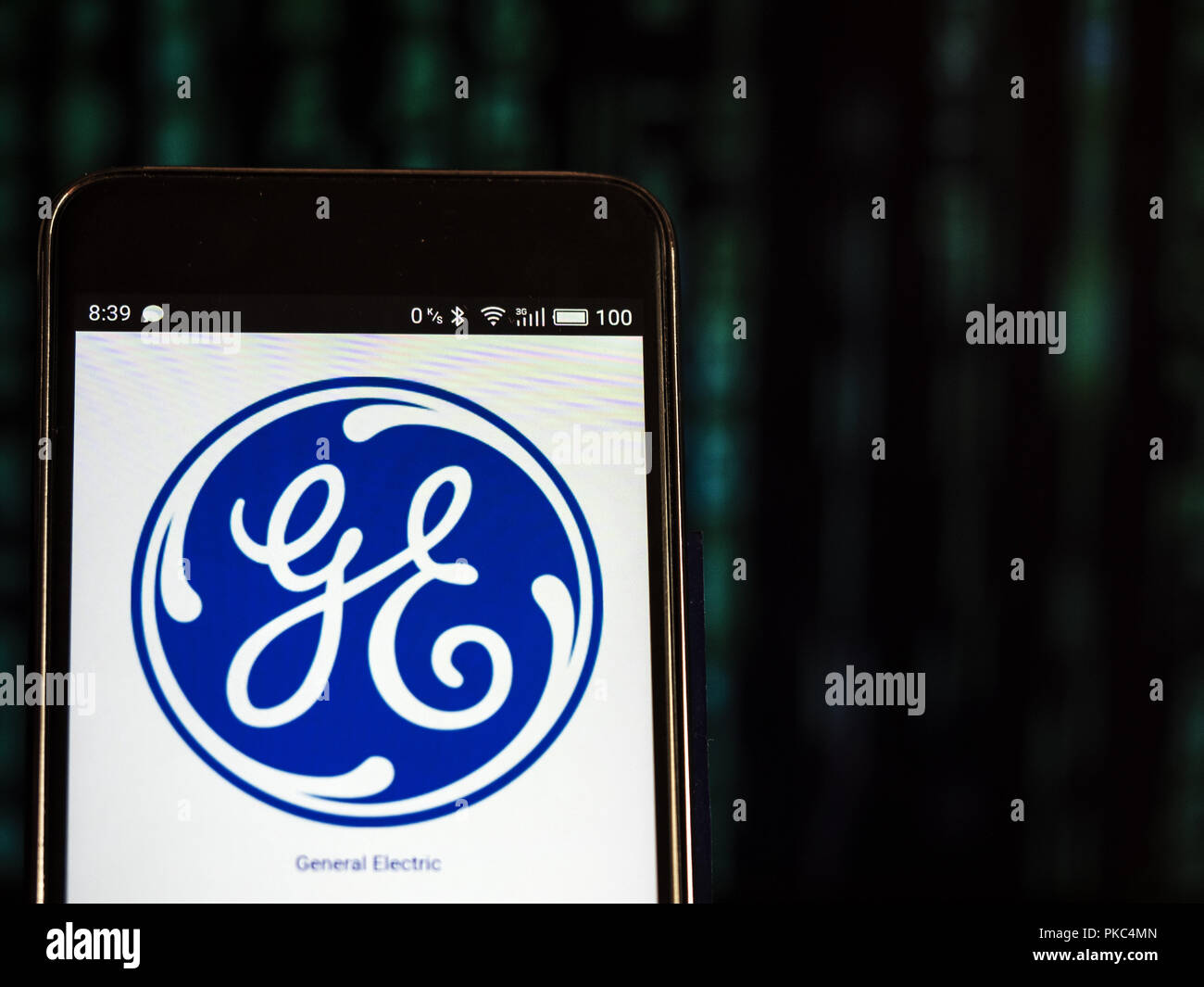 Kiev, Ukraine. 12th Sep, 2018. General Electric logo seen displayed on ...