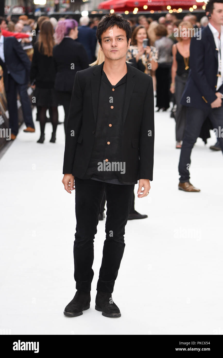 London, UK. September 12, 2018: Jamie Cullam at the World Premiere of ...