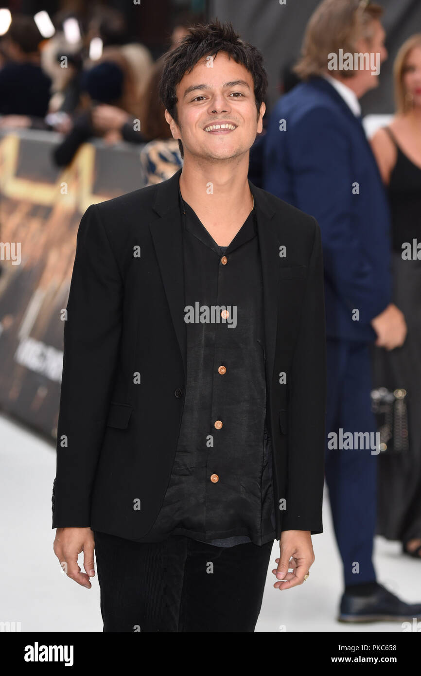London, UK. September 12, 2018: Jamie Cullam at the World Premiere of ...