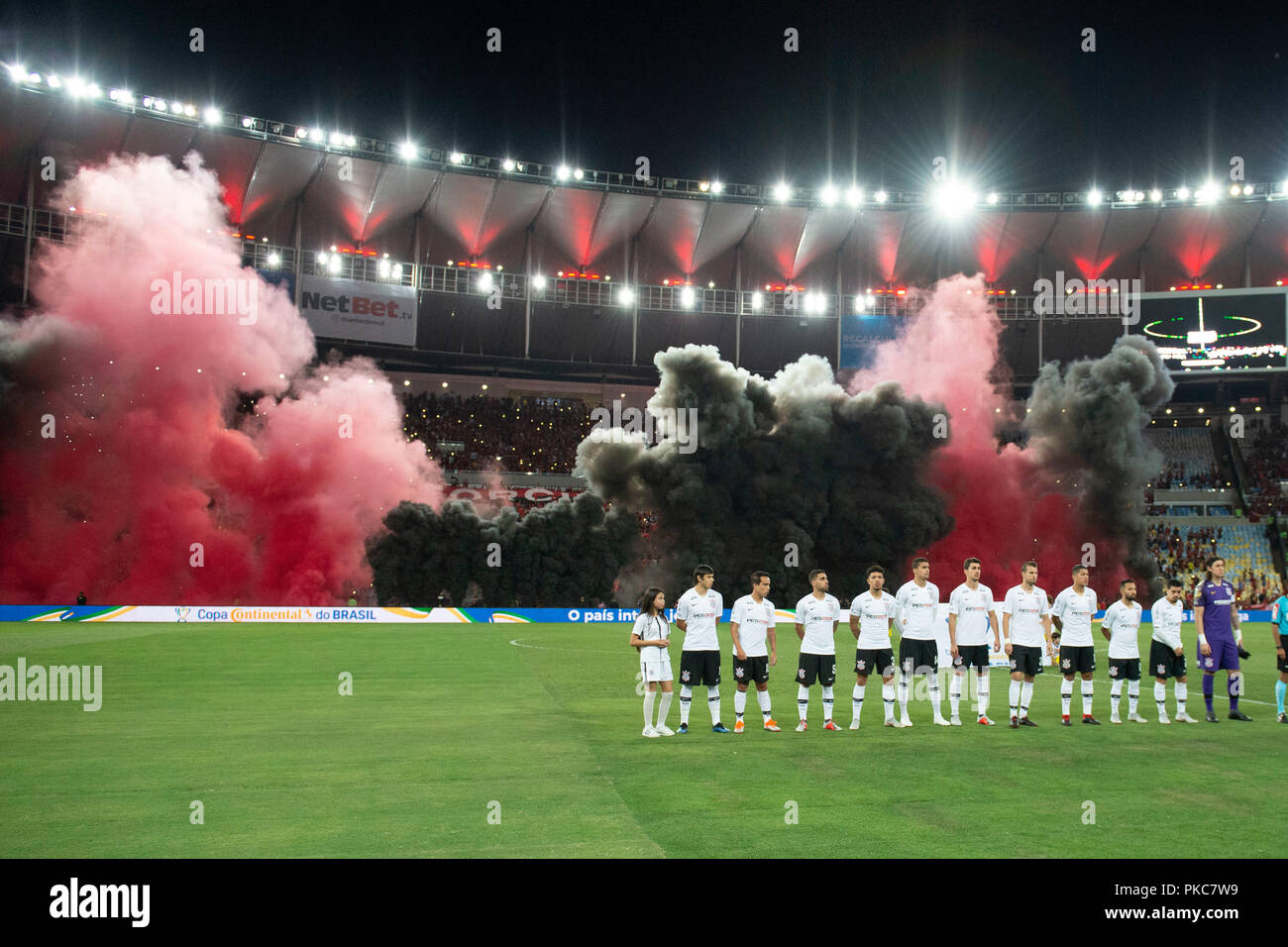 Rio De Janeiro, Brazil. 12th Sep, 2018. Photo during Flamengo vs ...