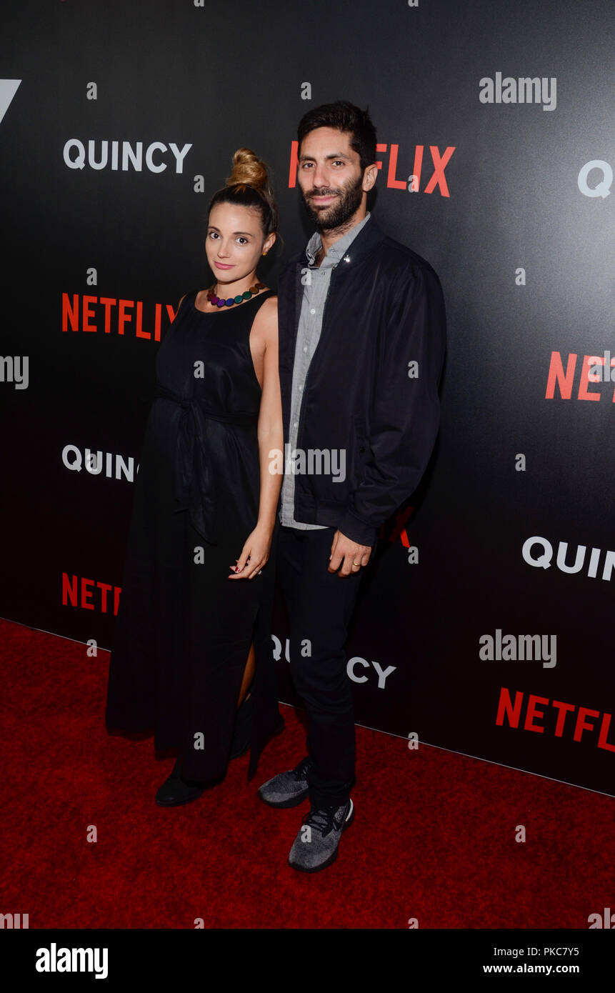 New York, NY, USA. 12th Sep, 2018. Yaniv "Nev Schulman and his wife ...