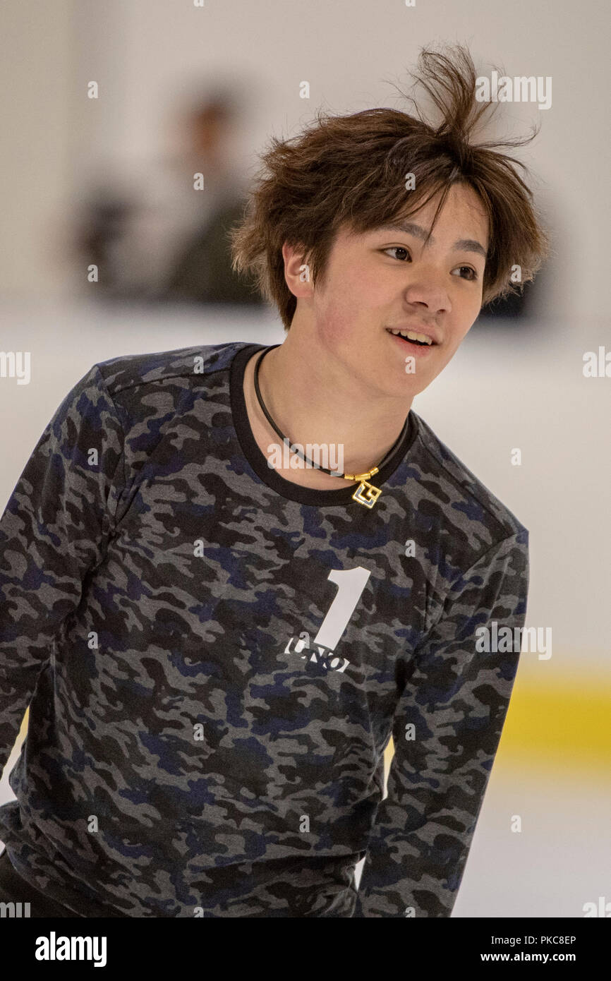 Bergamo Italy Milan, Italy. 12th Sep, 2018. Shoma Uno (JPN) Figure ...