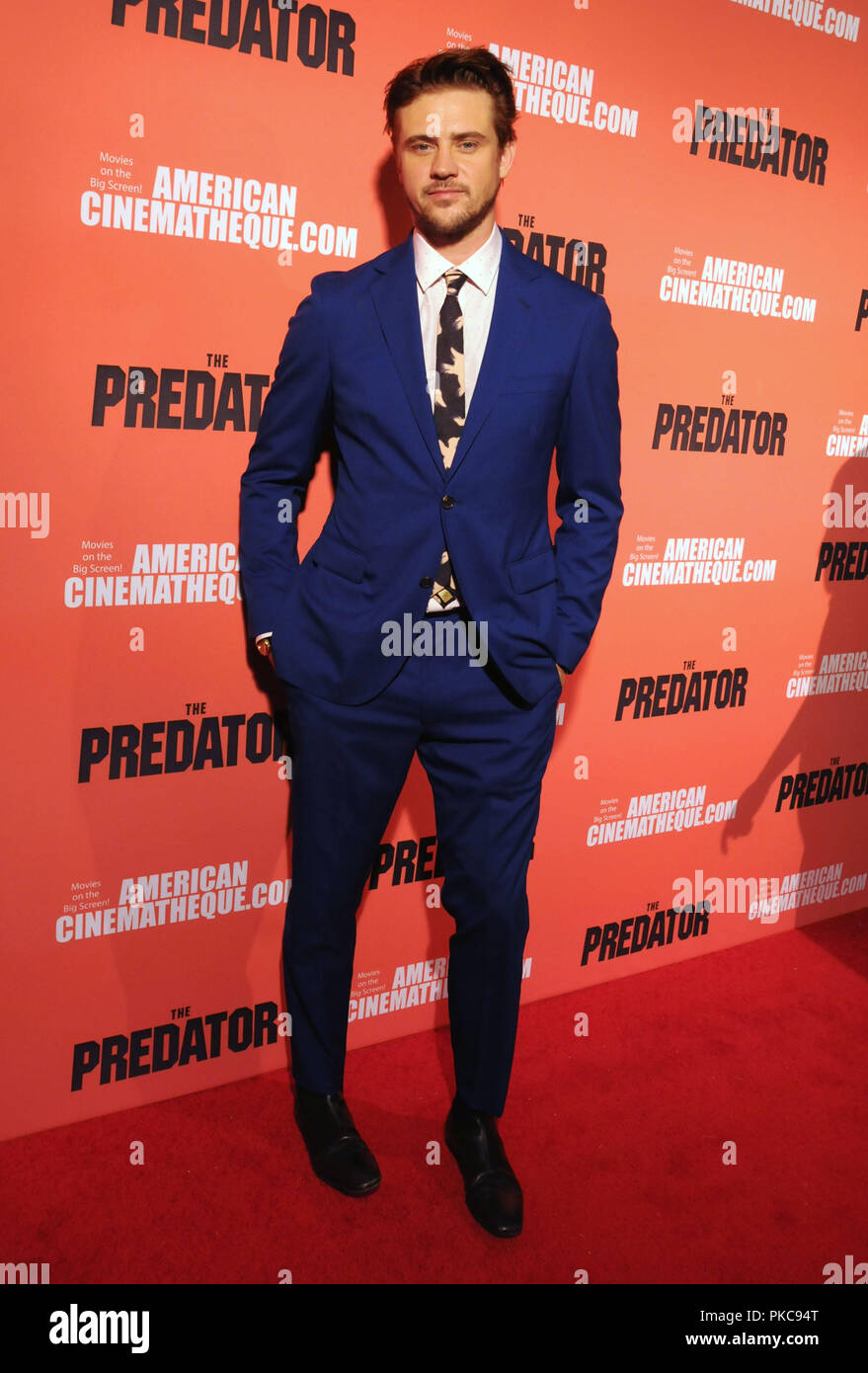 Hollywood, California, USA. 12th Sept 2018. Actor Boyd Holbrook attends ...
