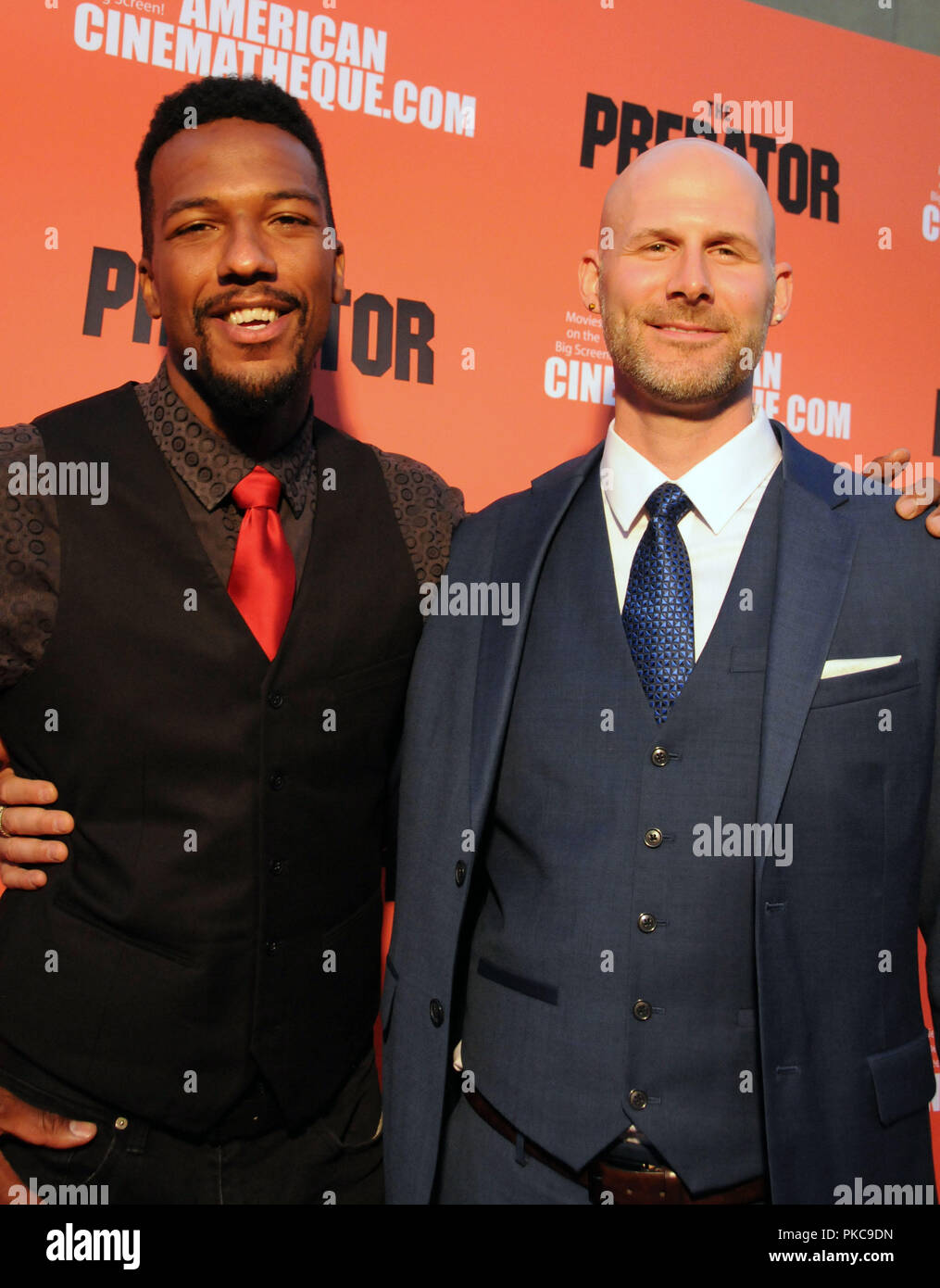 Hollywood, California, USA. 12th Sept 2018. (L-R) Actors Brian A ...