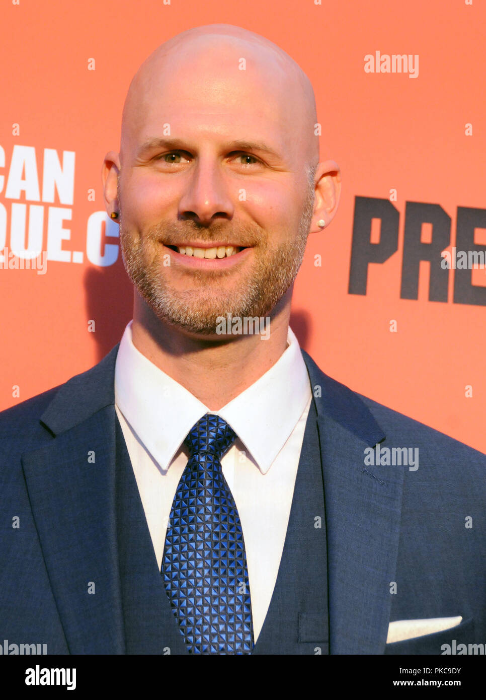 Hollywood, California, USA. 12th Sept 2018. Actor Kyle Strauts/stuntman ...