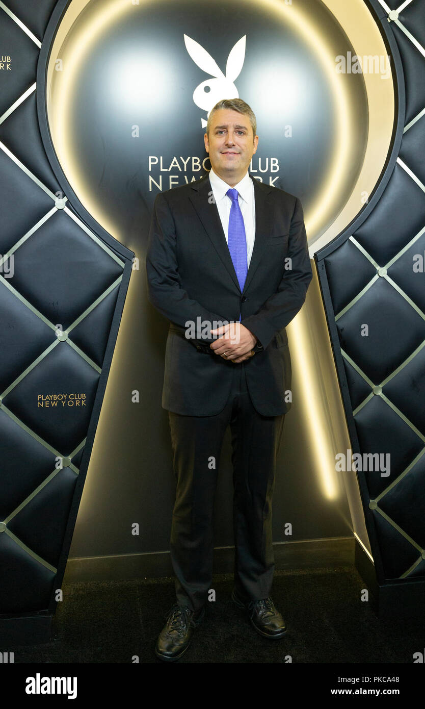 New York, USA - September 12, 2018: Robert Roche attends Playboy Club ...