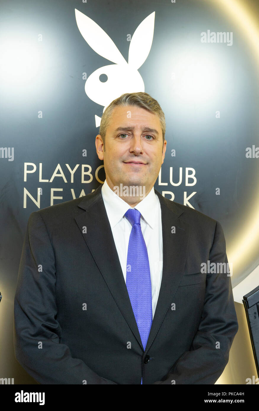 New York, USA - September 12, 2018: Robert Roche attends Playboy Club ...