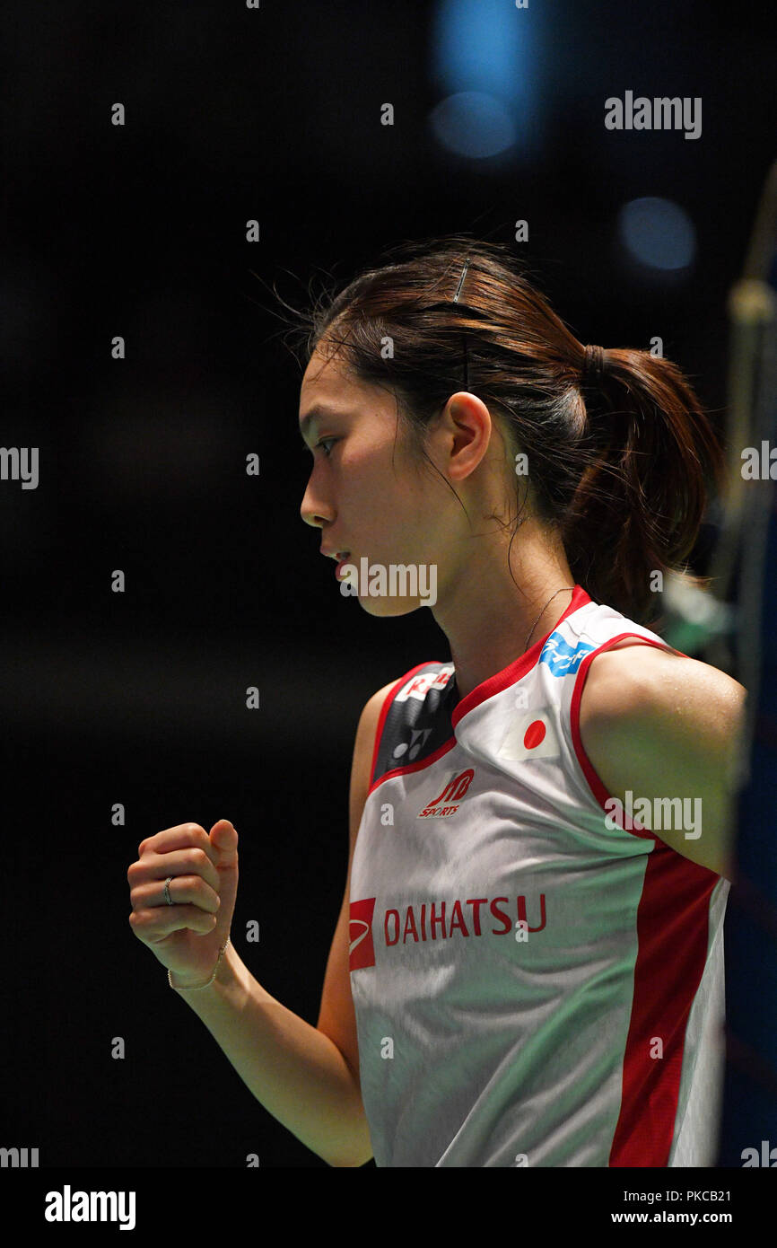 Aya Ohori (JPN), SEPTEMBER 13, 2018 - Badminton : Daihatsu Yonex Japan Open 2018 Women's Singles ...