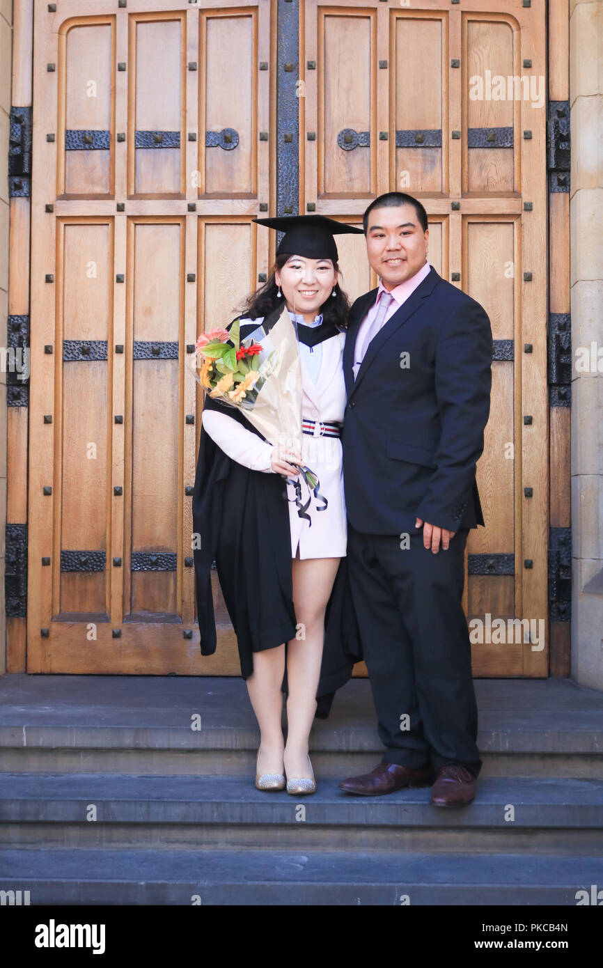 Adelaide Australia. 13th September 2018. Graduating students from the ...