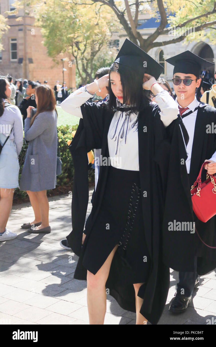 University students graduate australia hi-res stock photography and ...