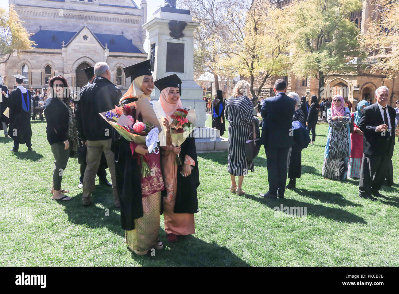 Adelaide Australia. 13th September 2018. Graduating students from the ...