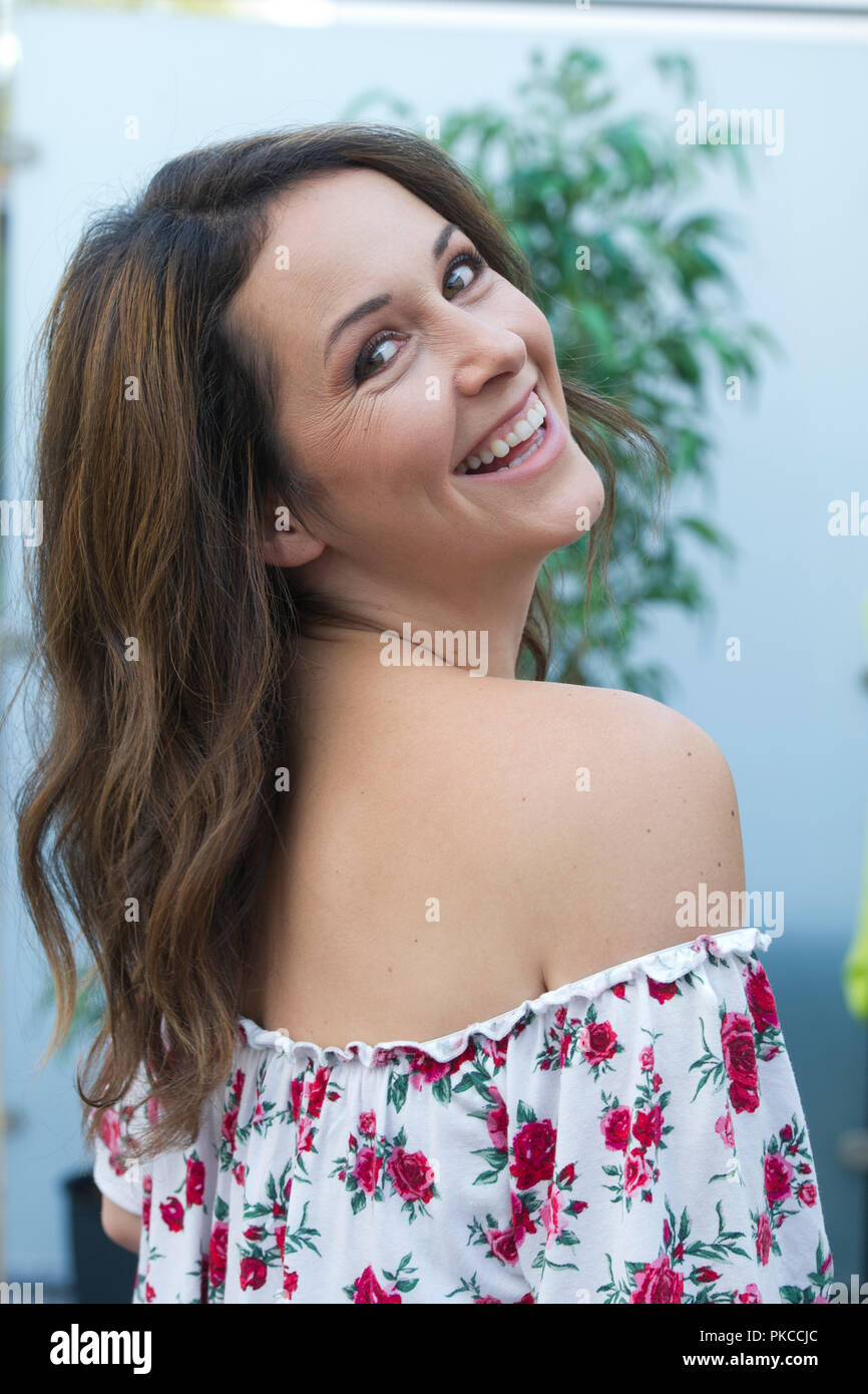 Renee WEIBEL, SWI, Actress, The pair of actors is in front of the ...