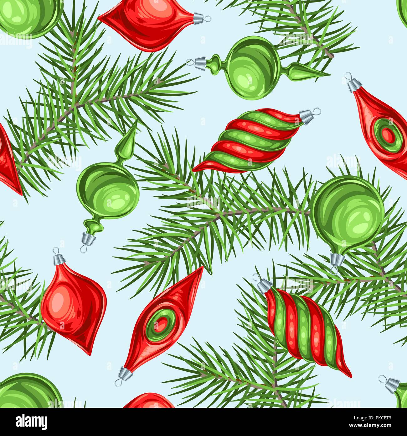 Christmas paper hanging balls Stock Vector Images - Alamy