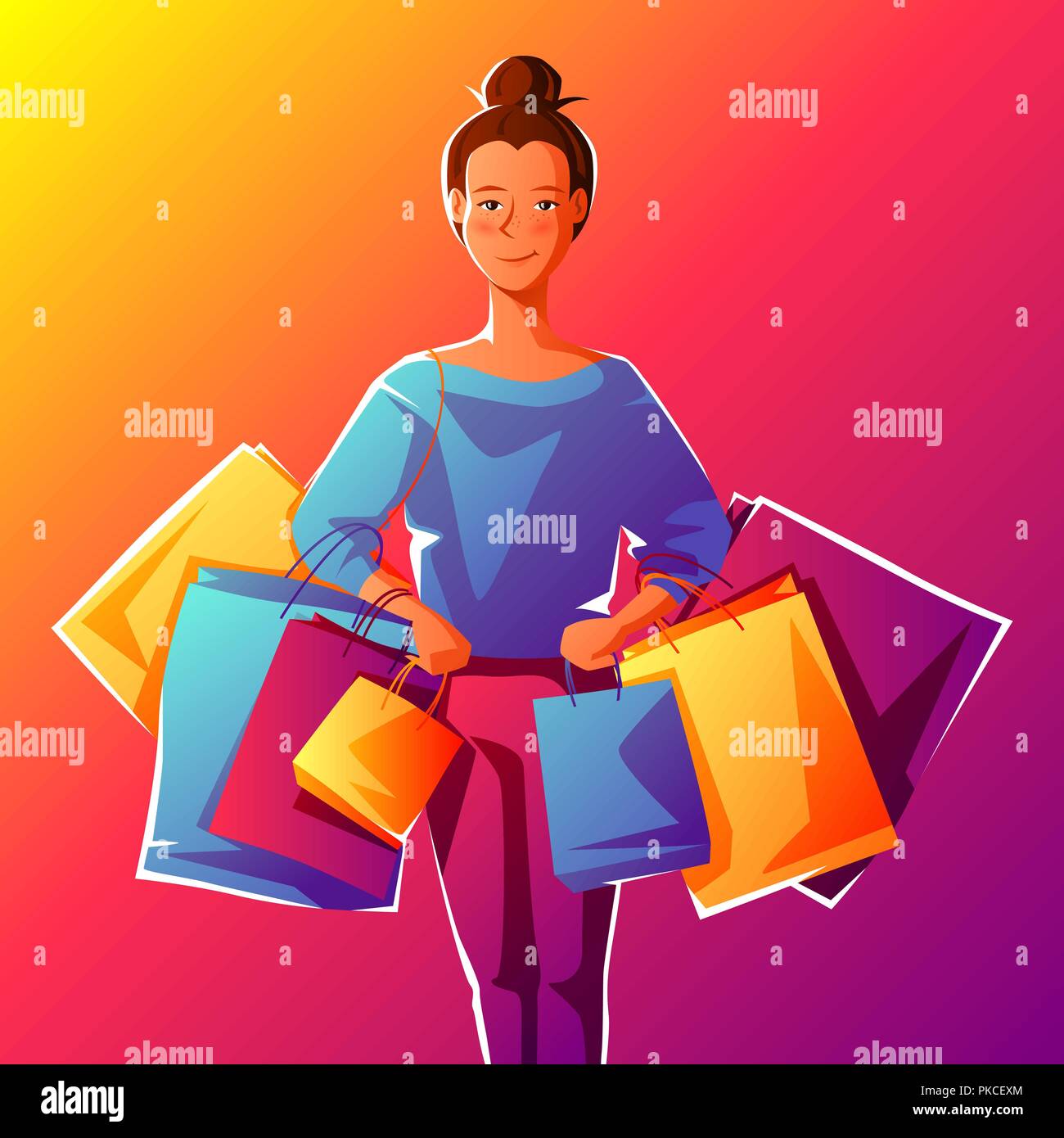 Fashion clothes package Stock Vector Images - Alamy