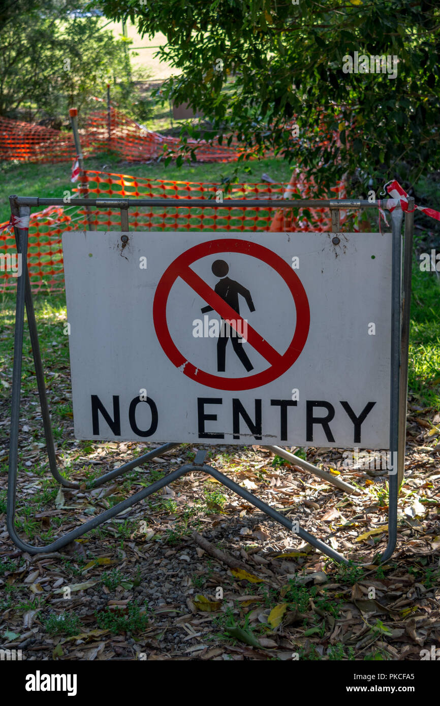 No Entry signage Stock Photo - Alamy