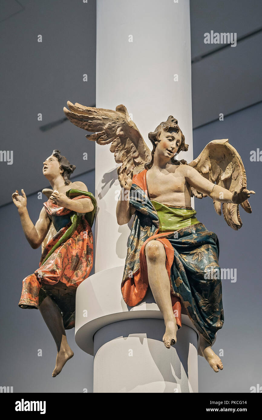 Baroque Angel, National Museum, Munich, Upper Bavaria, Bavaria, Germany ...