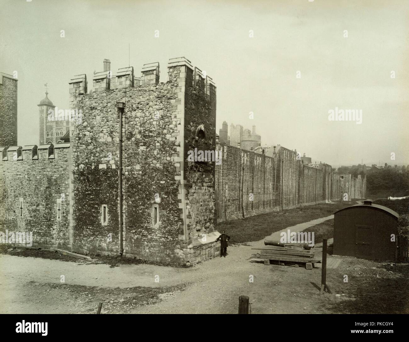 Develin Tower, Tower of London, 1883. Artist: Henry Bedford Lemere ...