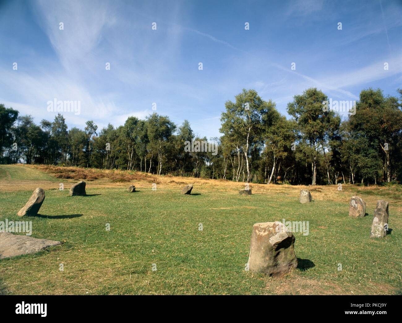 Nine Ladies Stone Circle, Stanton Moor, Peak District, Derbyshire, 2010 ...