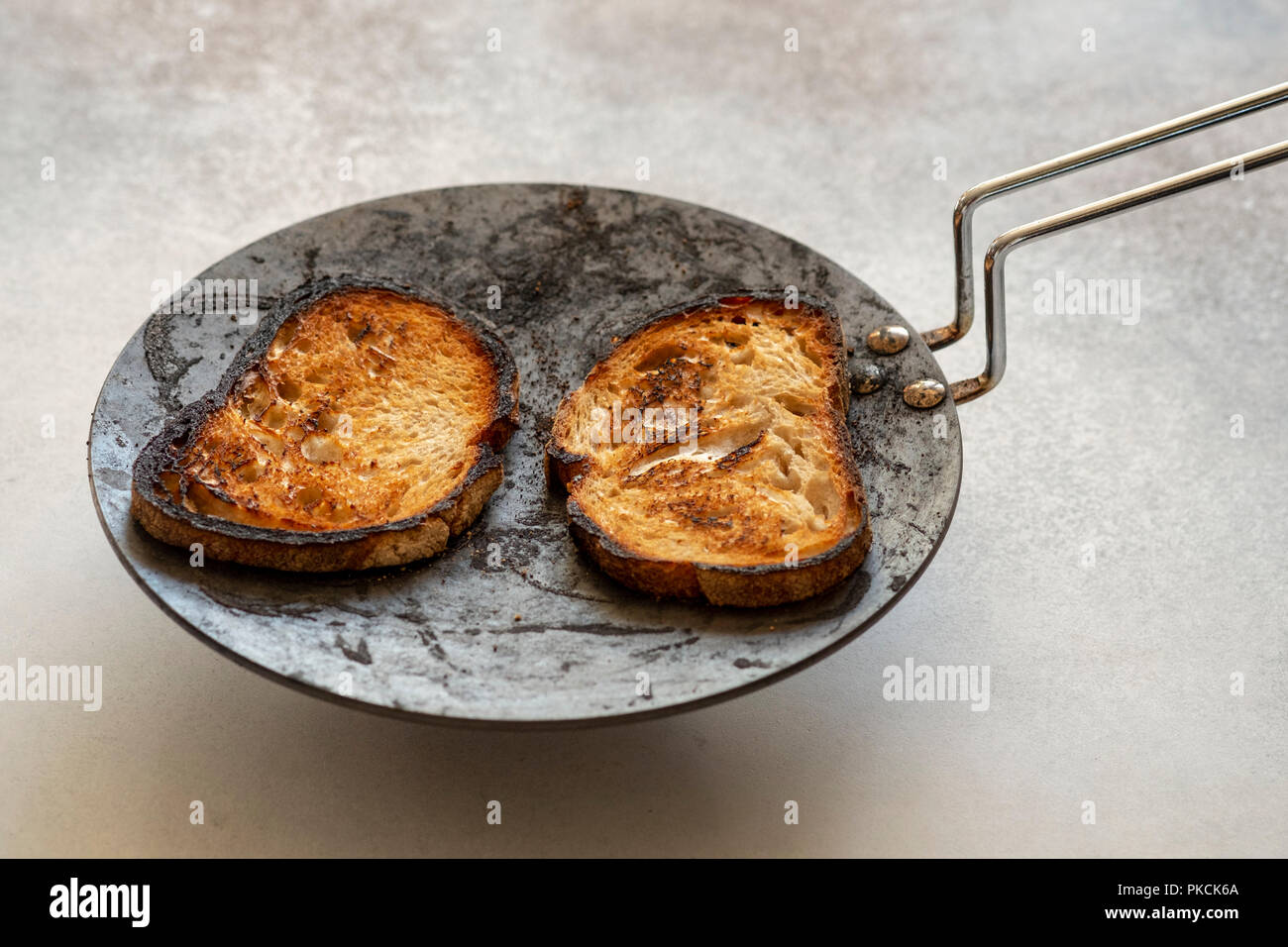 Toasted Bread in Tawa Stock Photo - Alamy