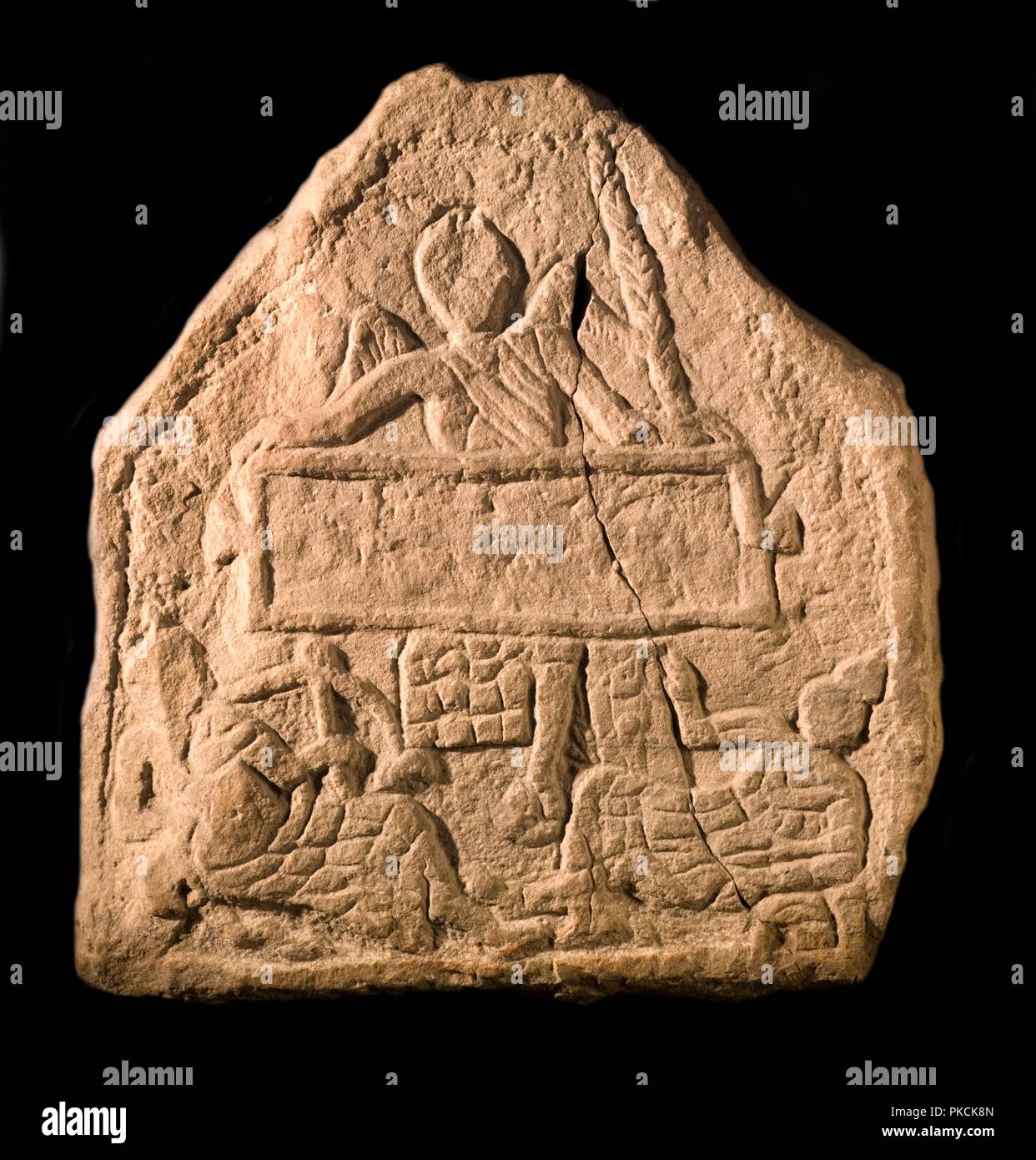 Relief showing Victory, Neptune and Mars, Corbridge Roman Town Museum ...