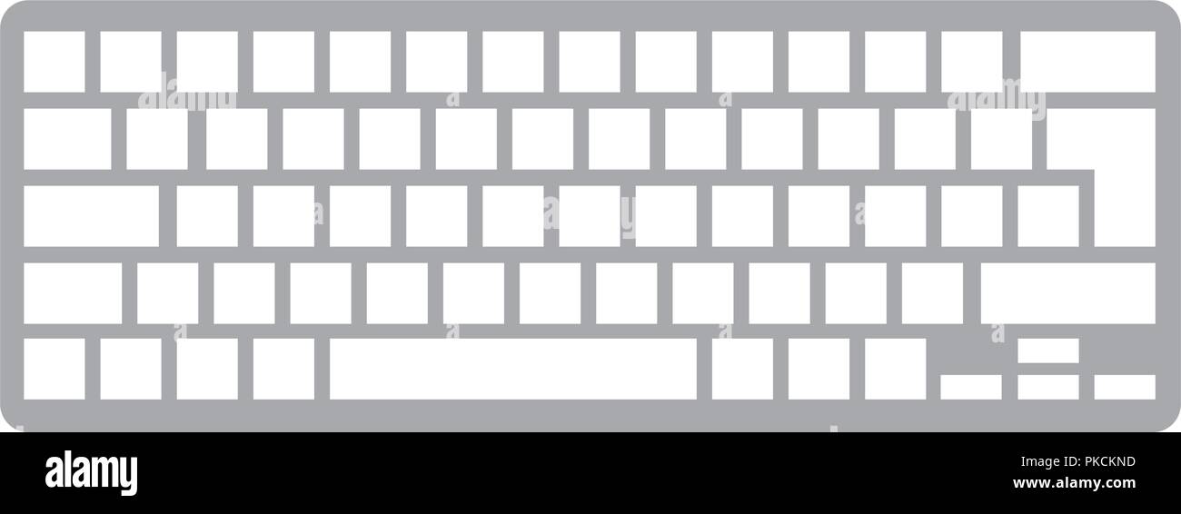 computer keyboard isolated icon Stock Vector Image & Art - Alamy