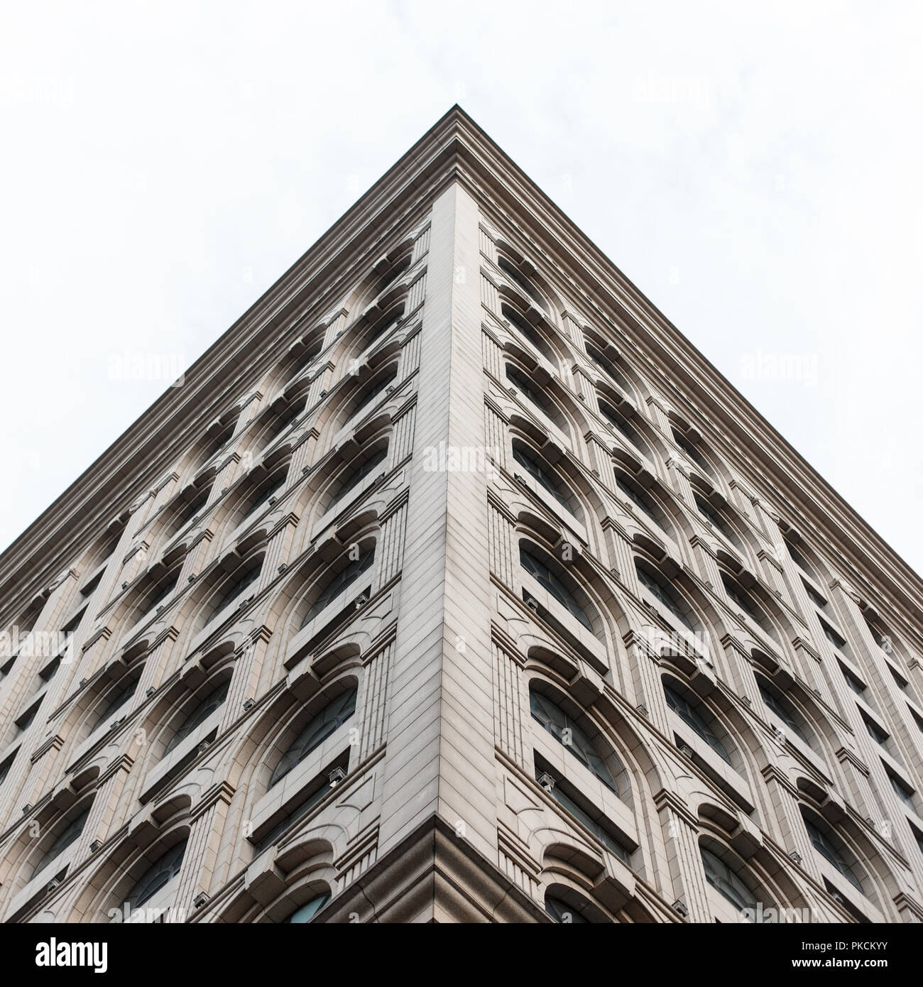 Stylish facade. Beautiful building Stock Photo - Alamy