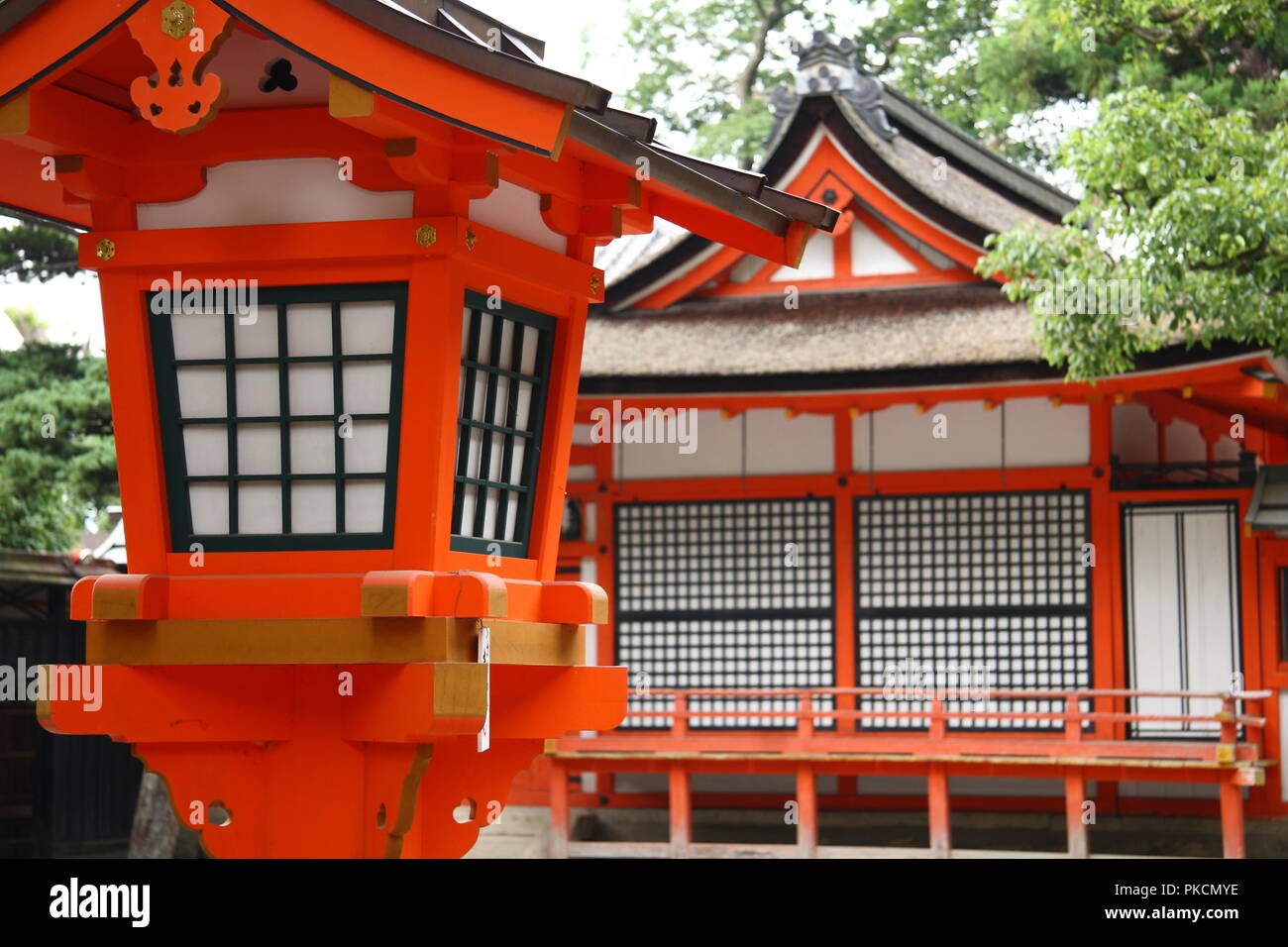 Red lantern in Japan Stock Photo - Alamy