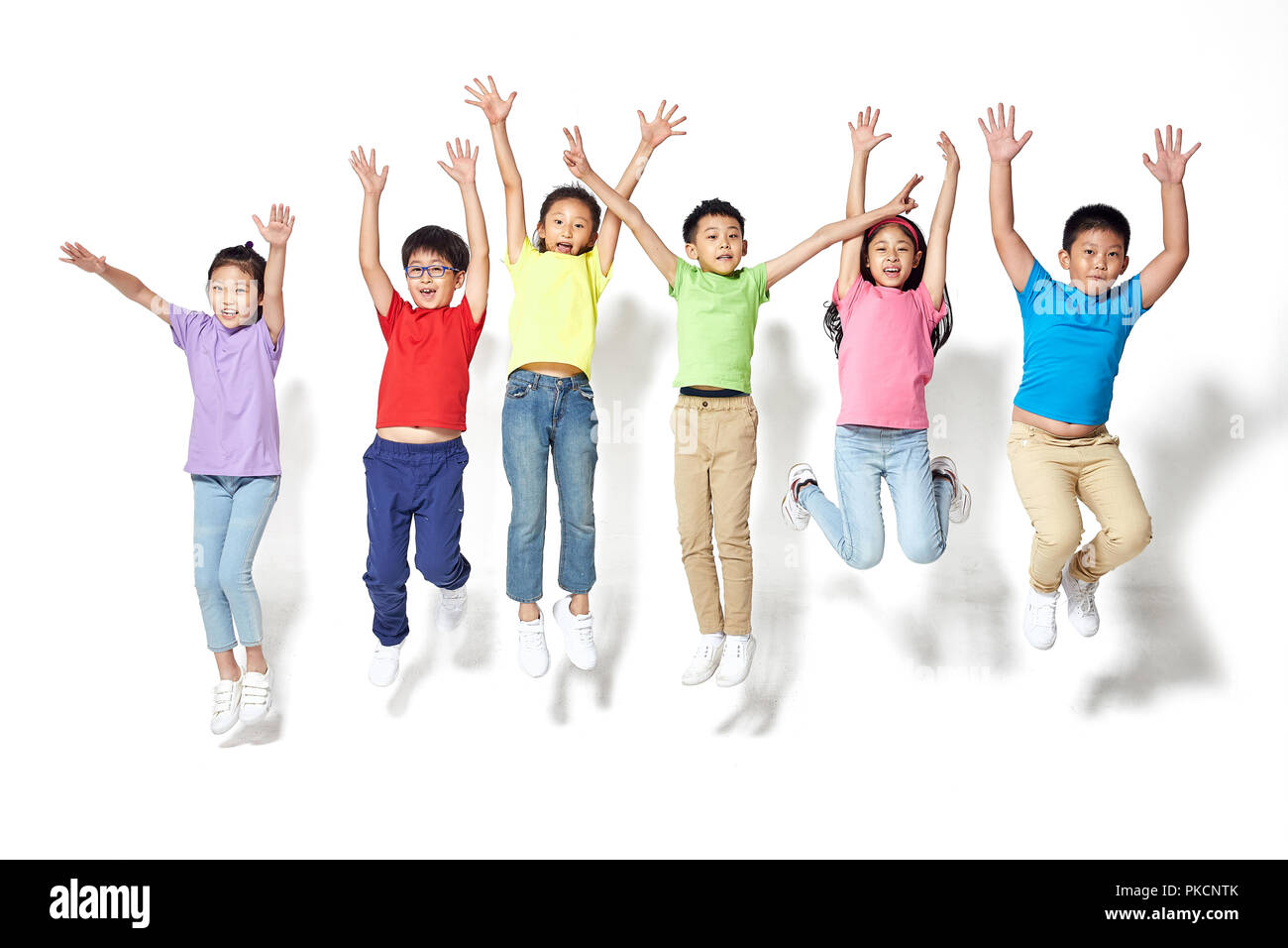 Children Jumping School