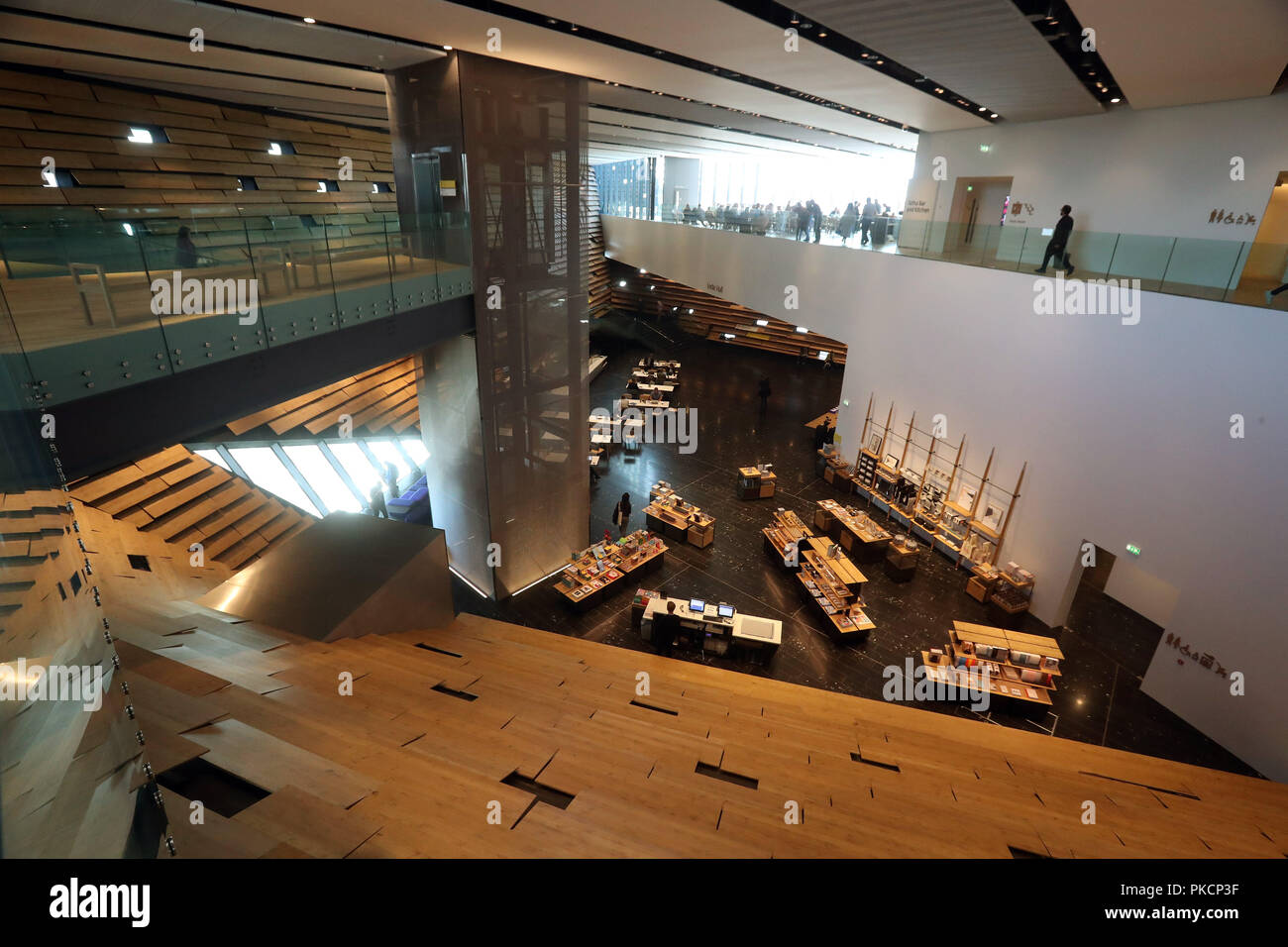 The interior of the new eighty million pound V&A Dundee museum, the ...