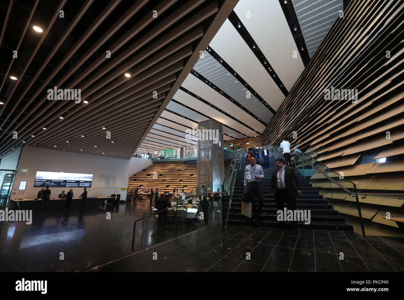 The interior of the new eighty million pound V&A Dundee museum, the ...