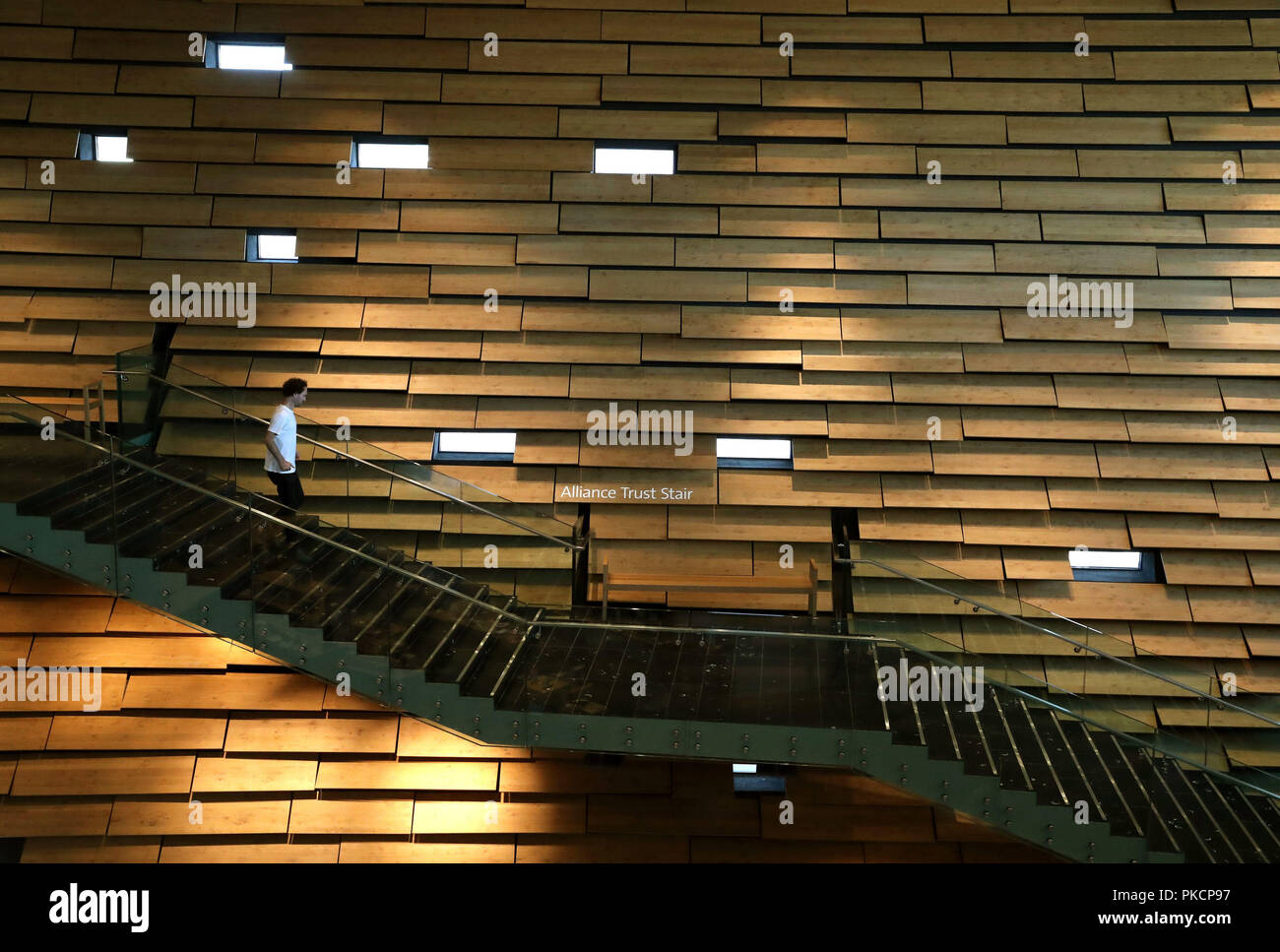 The interior of the new eighty million pound V&A Dundee museum, the ...