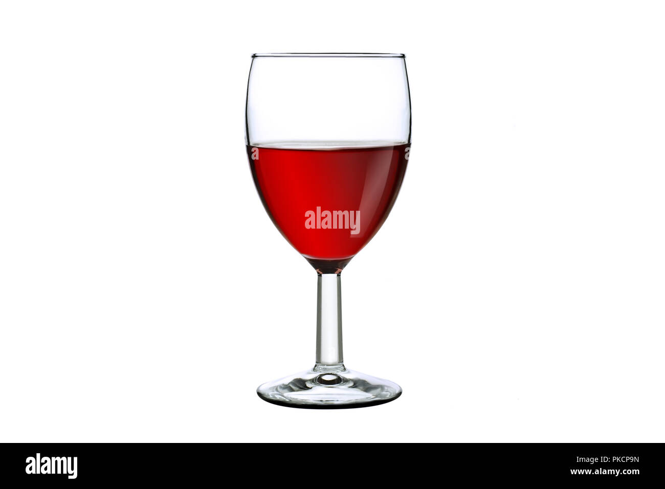 wine glass on pure white background Stock Photo - Alamy
