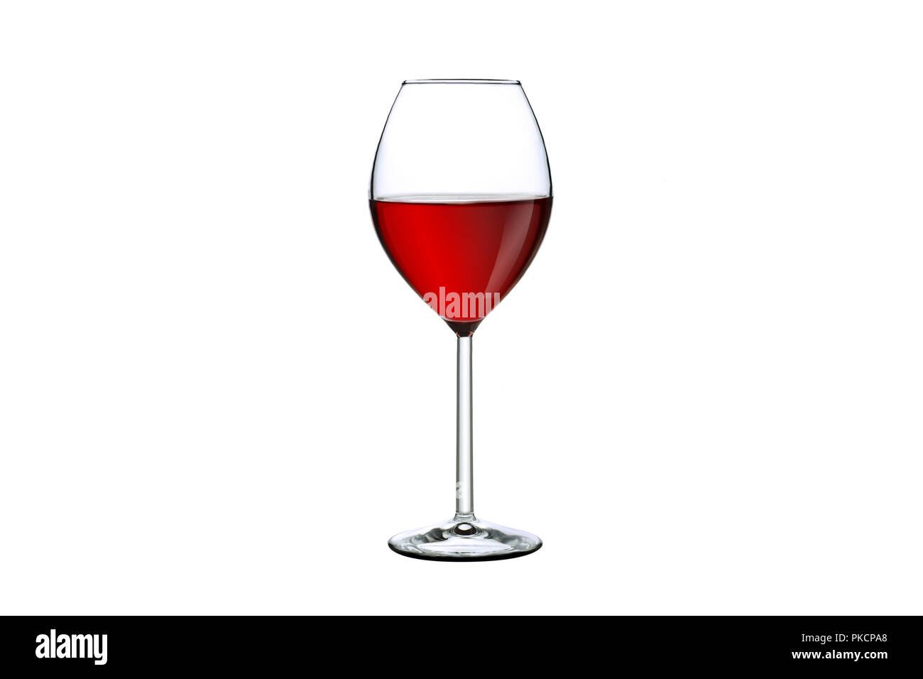 wine glass on pure white background Stock Photo - Alamy
