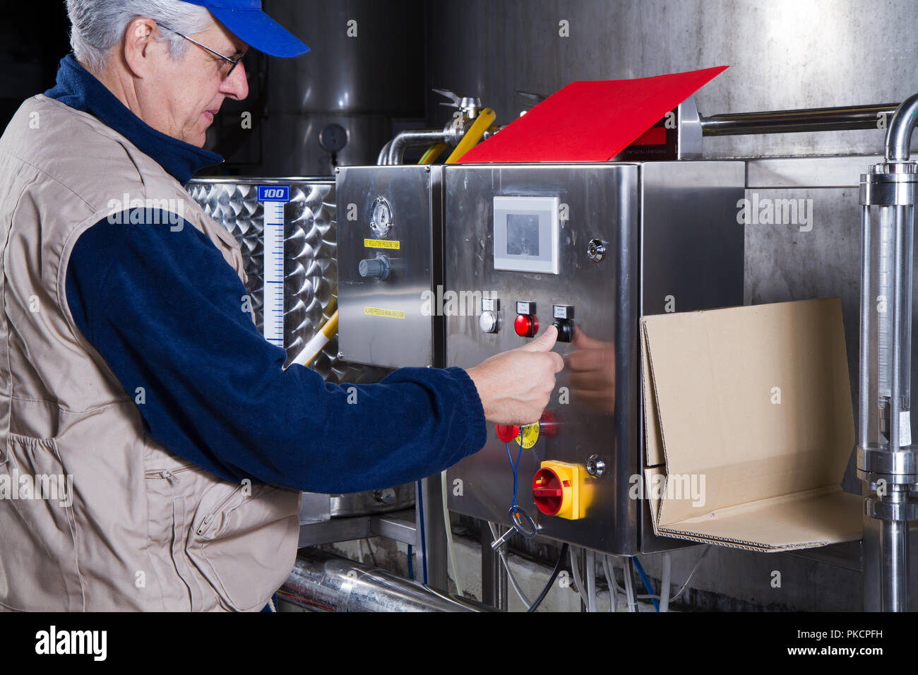 repairman at maintenance work Stock Photo - Alamy